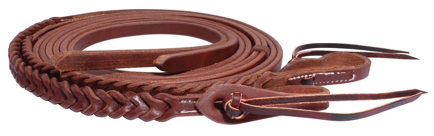 Professional's Choice Ranch Bleeding Heart Split Reins, Heavy Oil ...
