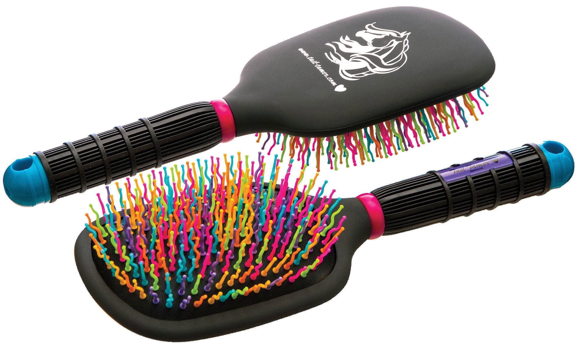 Tail Tamers 1000RB Rainbow Paddle Mane and Tail Brush for Horses ...