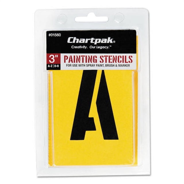 Professionial Lettering Stencils, Painting Stencil Set, A-Z Set/0-9, 3 ...