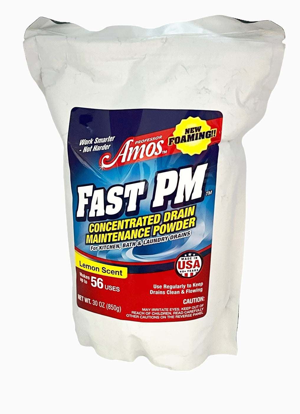 Professor AMOS Fast PM Concentrated Drain Maintenance Powder 56 uses ...