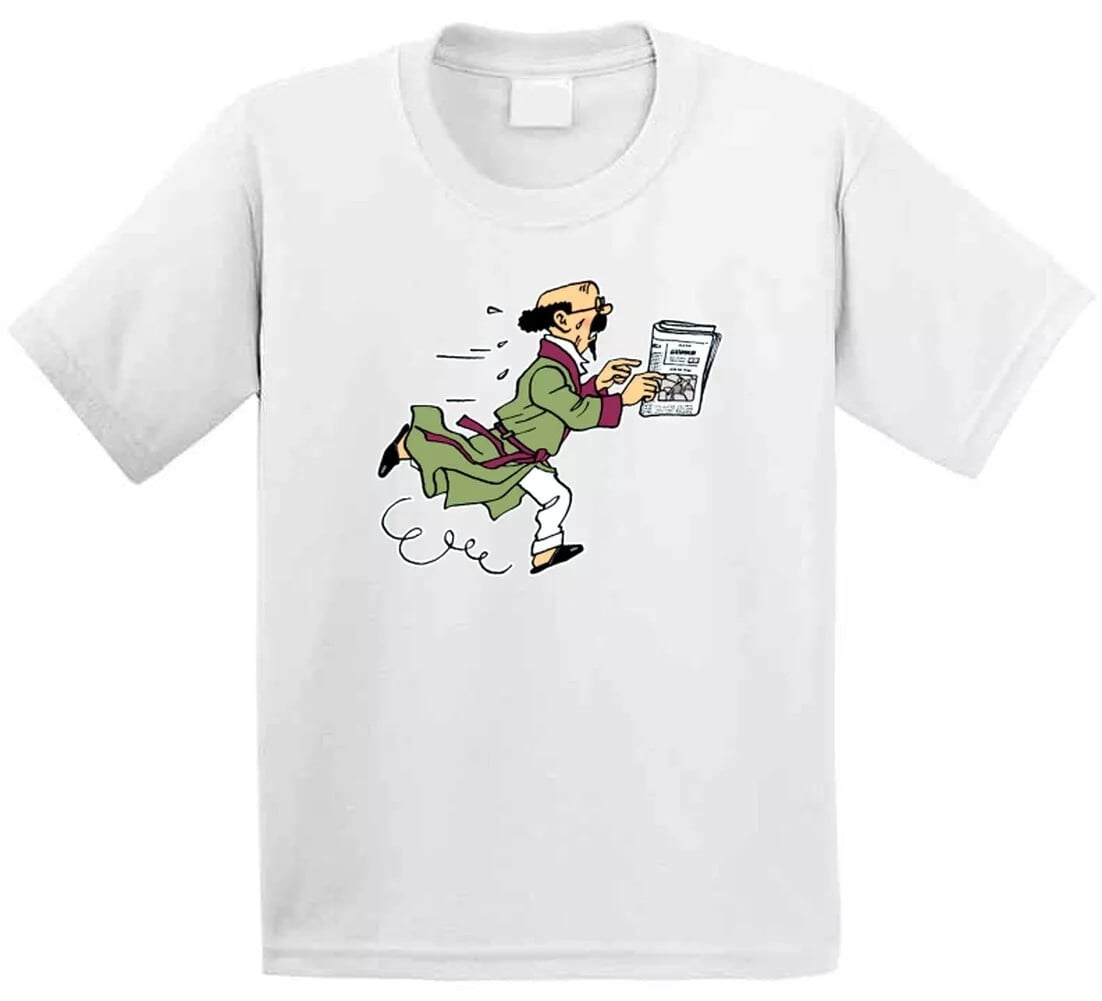 Professor Calculus Tintin Cartoon Comic Quirky Scientist Adventure T ...