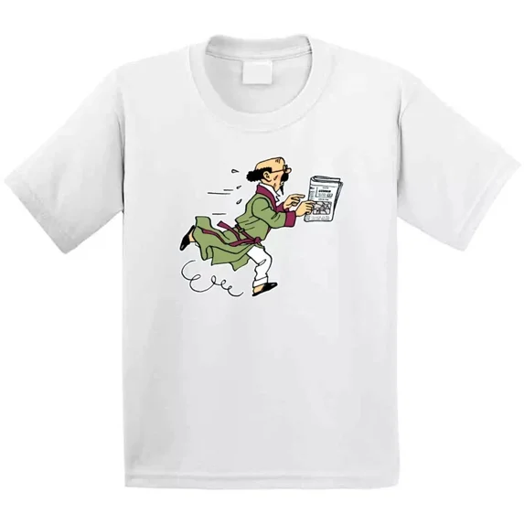 Professor Calculus Tintin Cartoon Comic T Shirt - Walmart.com