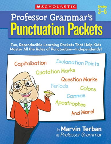 Pre-Owned Professor Grammar's Punctuation Packets: Fun, Reproducible ...