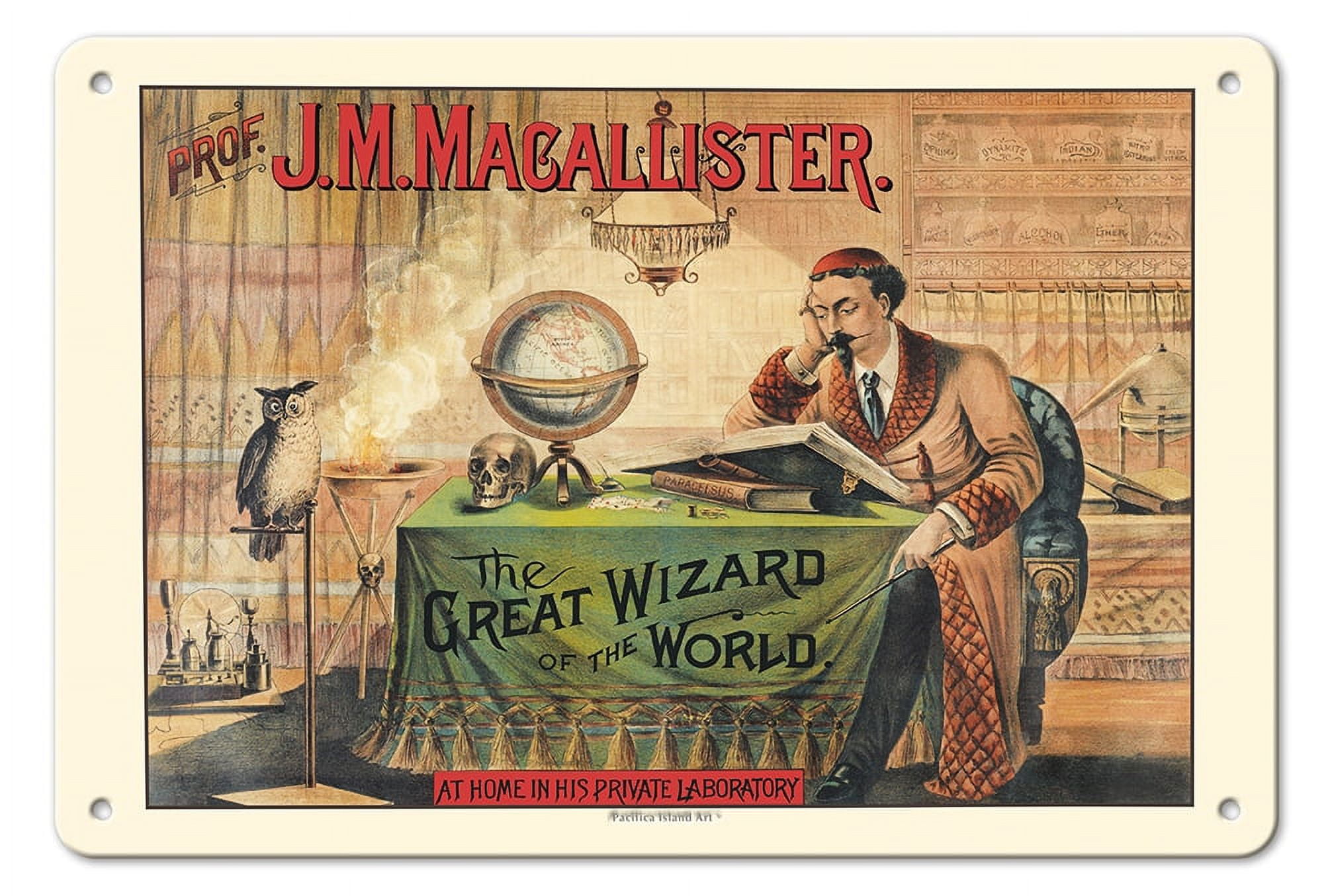 Professor J.M. Macallister - The Great Wizard of the World - Vintage ...