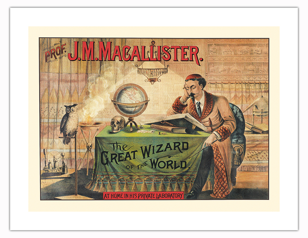 Professor J.M. Macallister - The Great Wizard of the World - Vintage ...