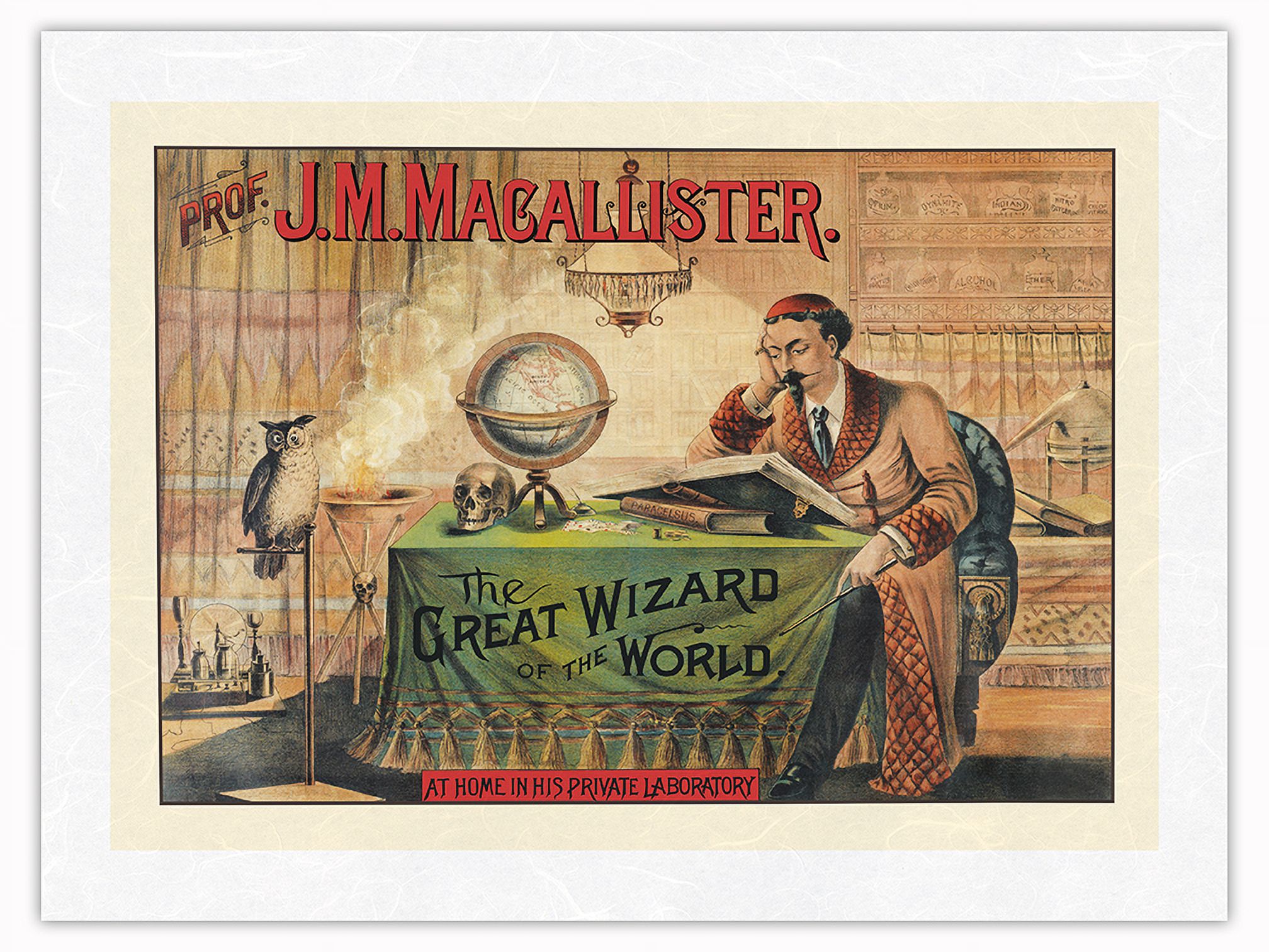 Professor J.M. Macallister - The Great Wizard of the World - Vintage ...