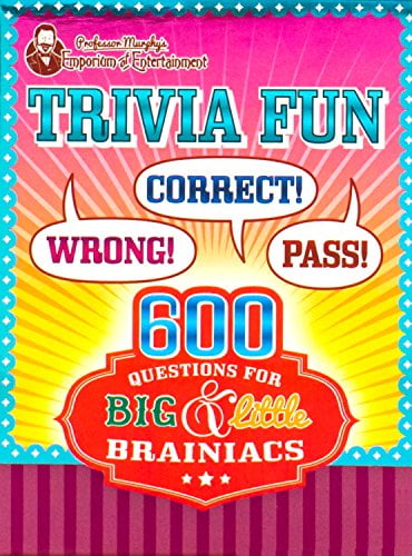Pre-Owned Professor Murphy's Quiz Cards - Trivia Fun Paperback ...