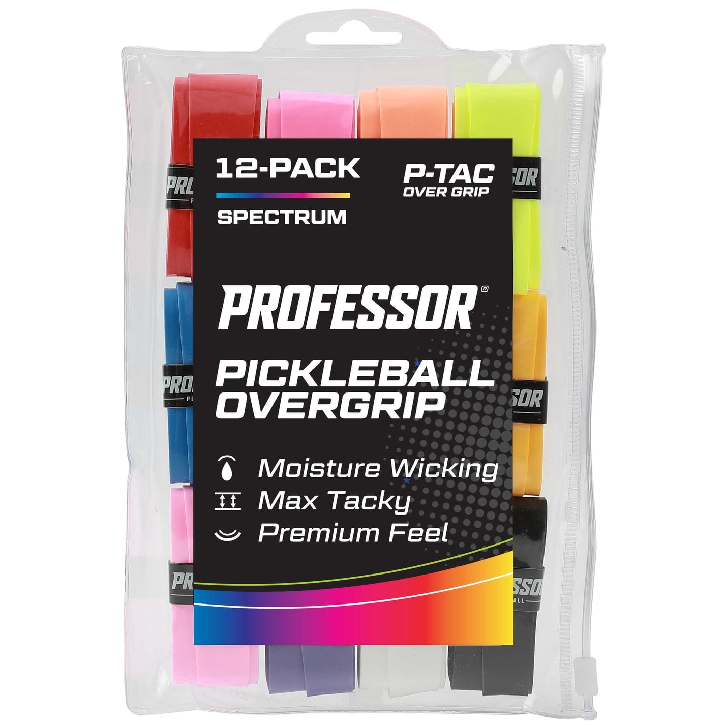 Professor Pickleball P-Tac Overgrip Spectrum - 12 Pack - Walmart.com