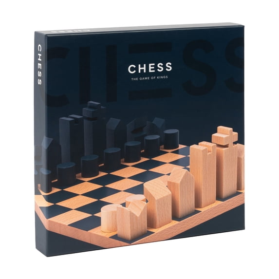 Professor Puzzle Chess Game of Kings - Beech Wood Board and Pieces ...
