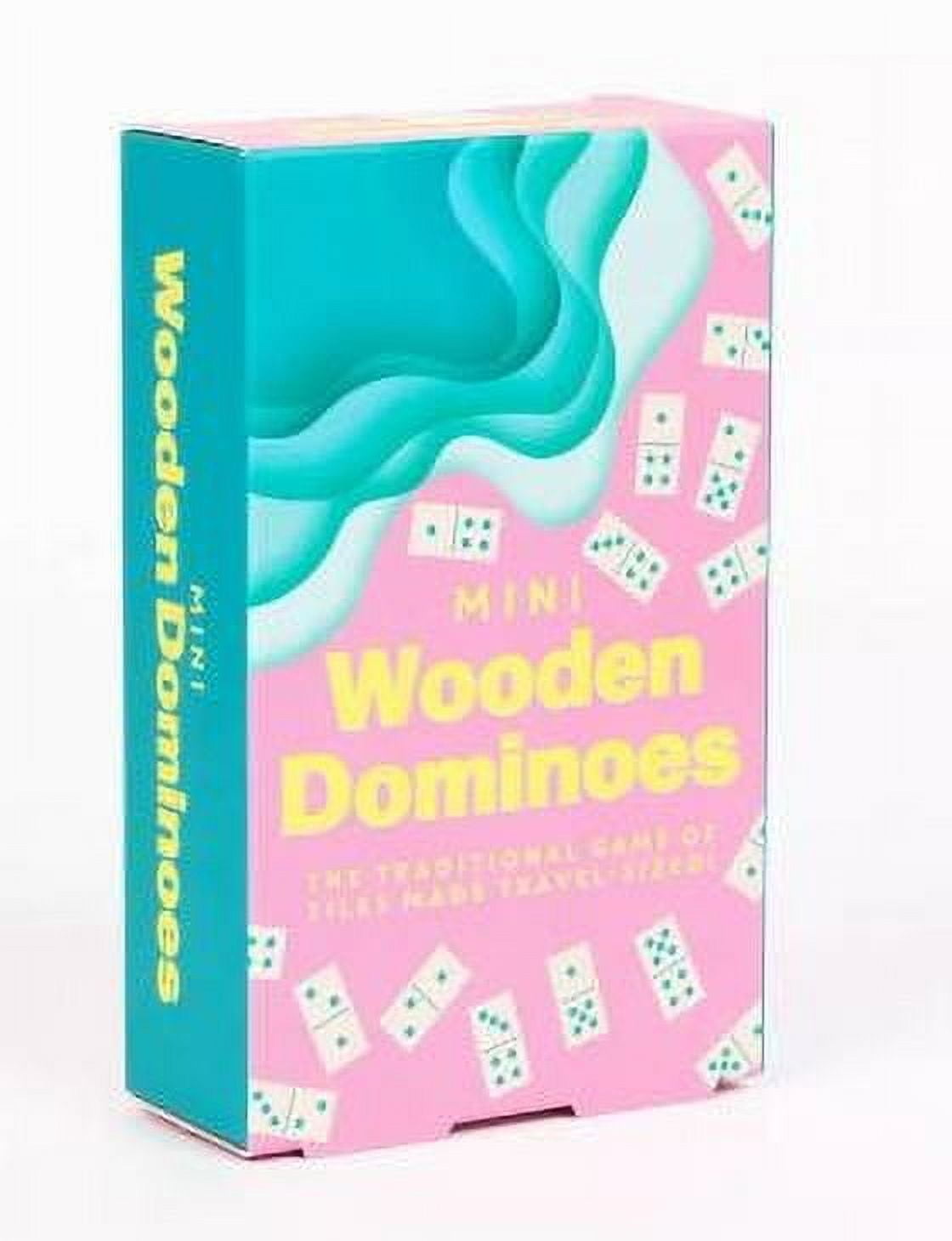 Professor Puzzle - Mini Wooden Dominos Game - Brown - Walmart.com