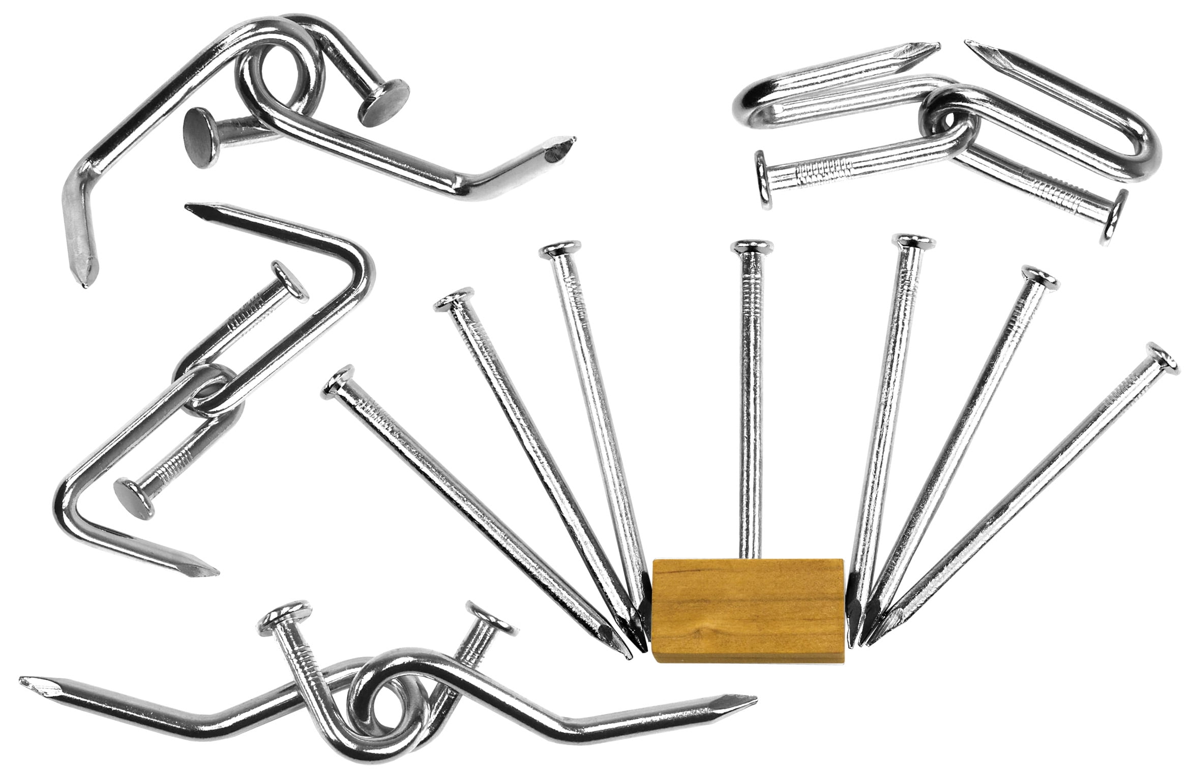 Professor Puzzle - Puzzle Academy Box of Nails - Walmart.com