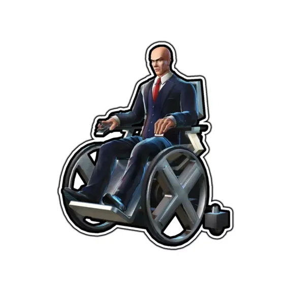 Professor X Wheelchair Waterproof Sticker Phone Decal Water Bottle ...