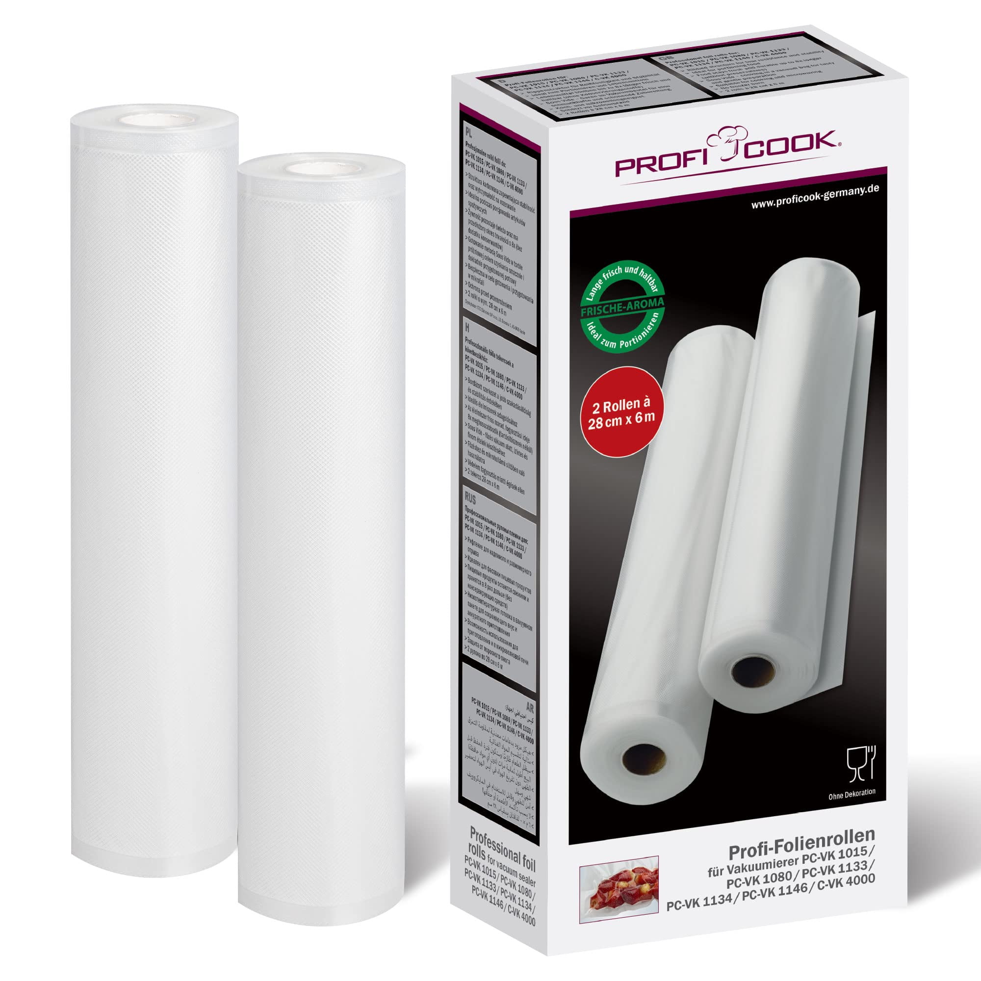 Profi Cook 8910155 Vacuum Sealer Accessory Vacuum Sealer roll Film ...