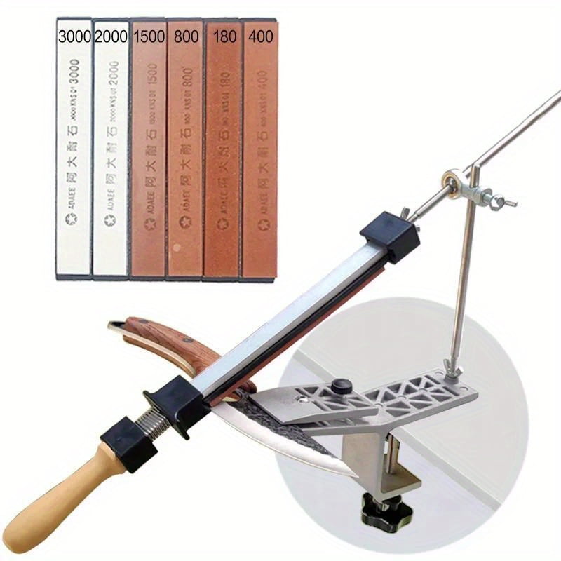 Profix Fixed Angle Knife Sharpener System - Sharpens to Apex Edge with ...