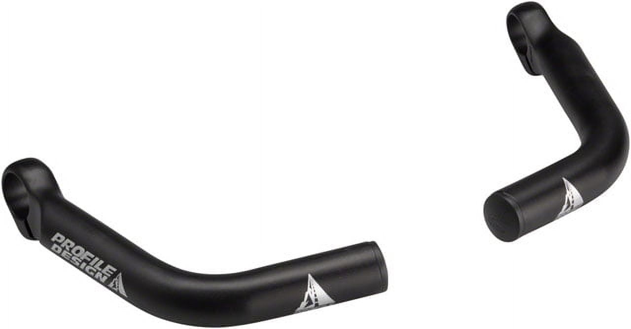 Profle Design Boxer Bar Ends: Black L-Bend Bicycle Handlebar End Grips ...