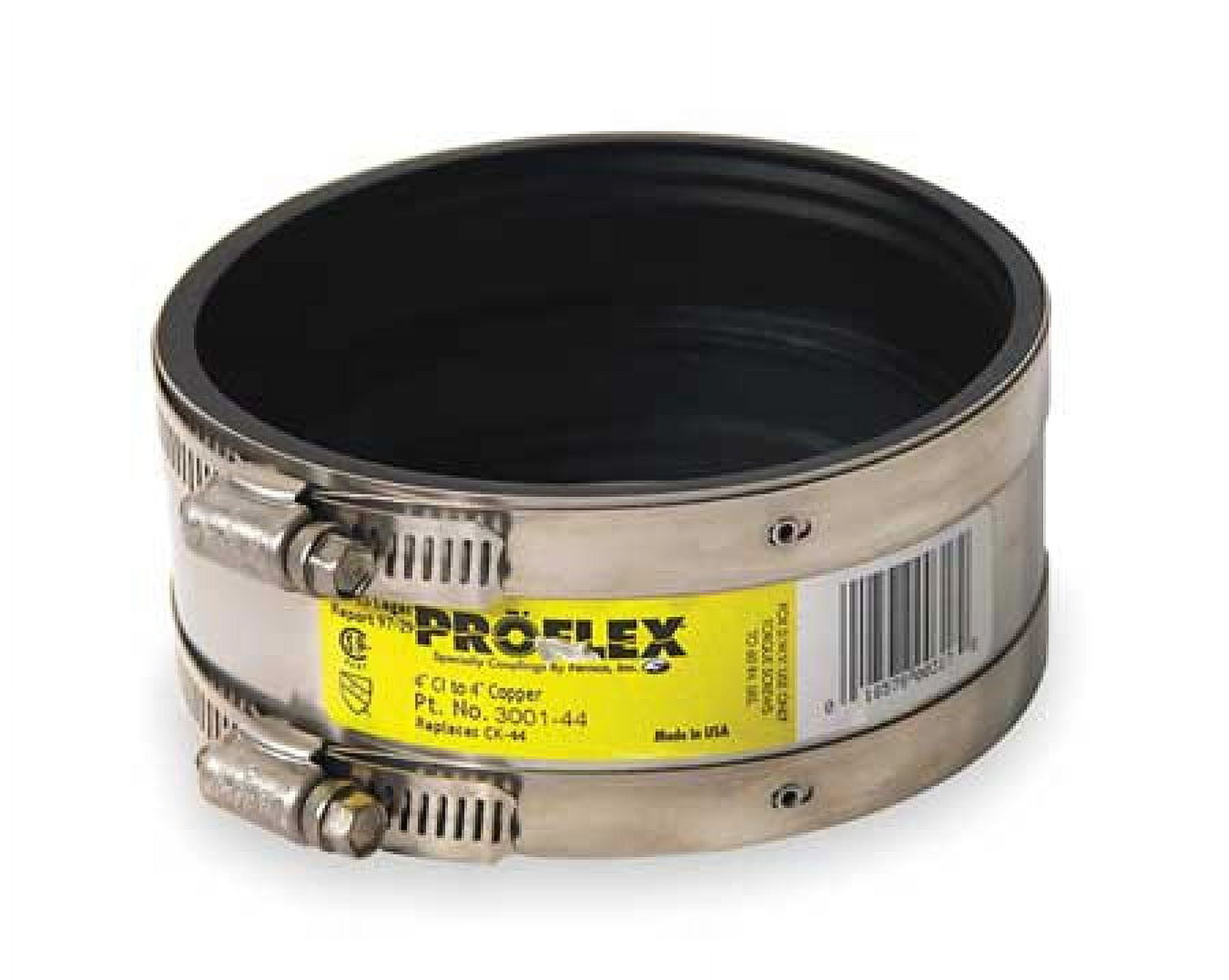 Proflex Shielded Coupling 3 In. No Hub Cast Iron To 3 In. Copper 110621 ...