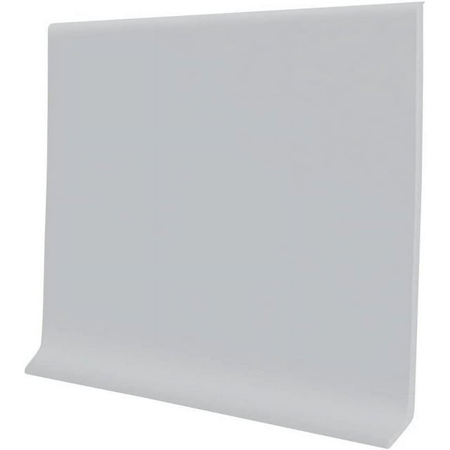 Proflex Super Strong Peel and Stick Adhesive Back Vinyl Wall Base, Flexible, Light Gray, 4" x 20 ...