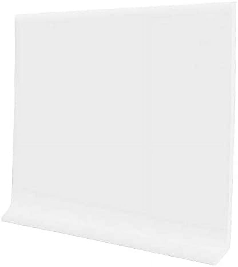 Proflex White Vinyl Wall Base 4 inch X 40 ft Non Glued Wall Base Trim ... Proflex White Vinyl Wall Base 4 inch X 40 ft Non Glued Wall Base Trim ...