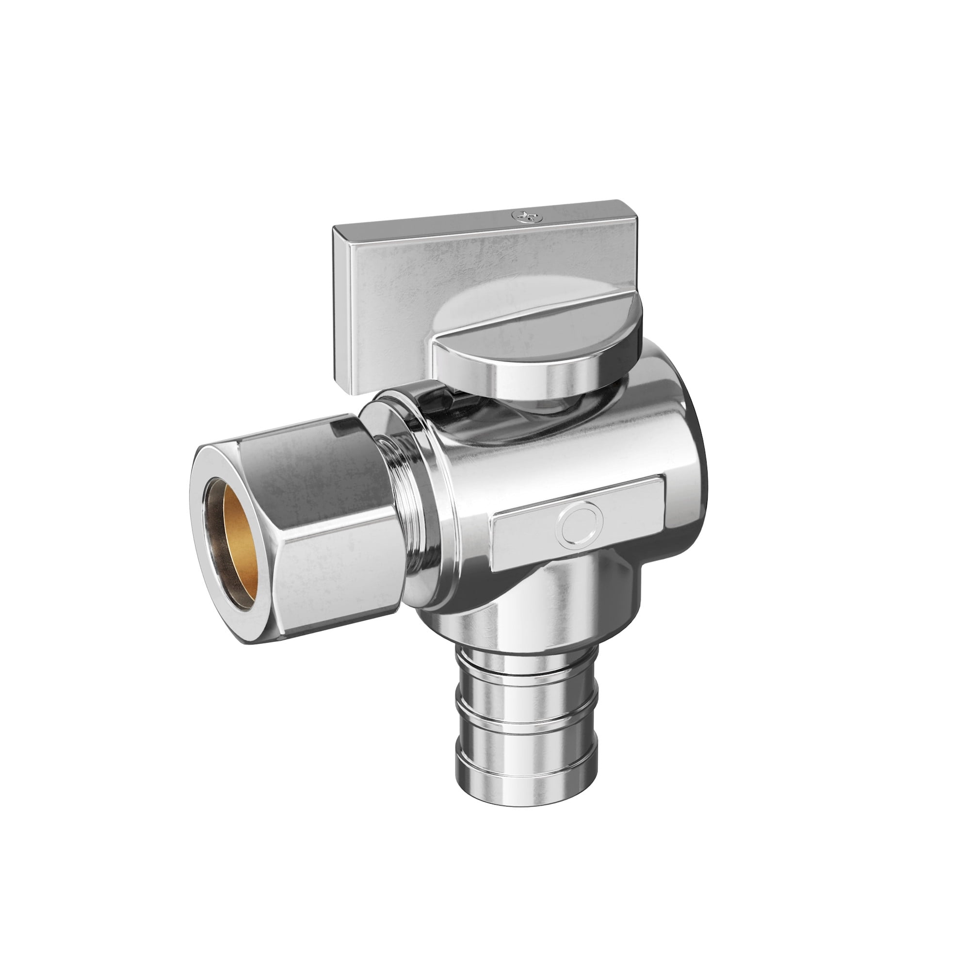 ProFlo PFXQAP32C Angle Valves Valves Brass ;Chrome - Walmart.com