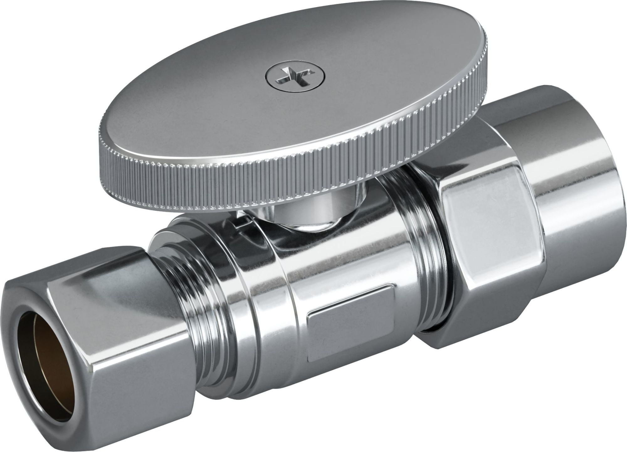 ProFlo PFXQSV32C Straight Valves Valves Brass ;Chrome - Walmart ...