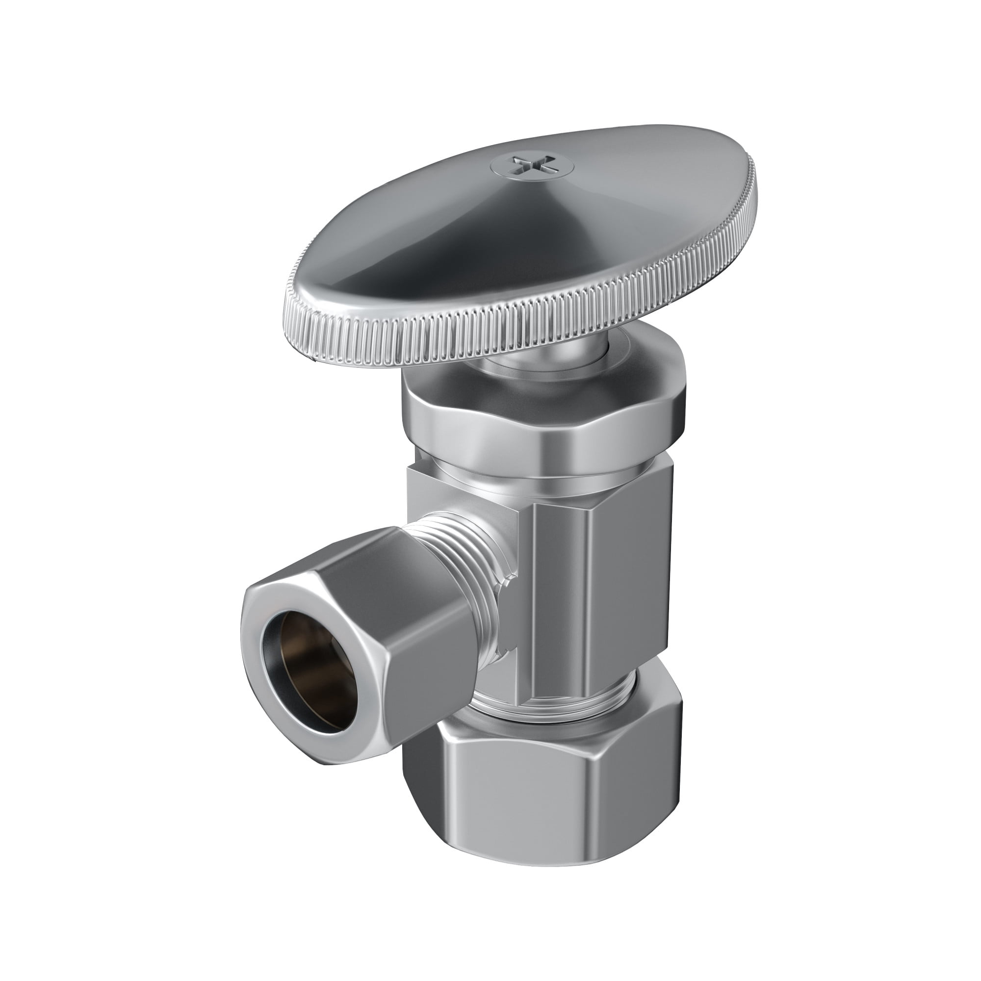 ProFlo PFXQAC31C Angle Valves Valves Brass ;Chrome - Walmart.com