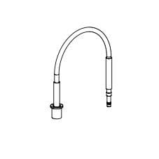 Proflo Obpfb35111 Pull Down Hose Assembly - Chrome - Walmart.com