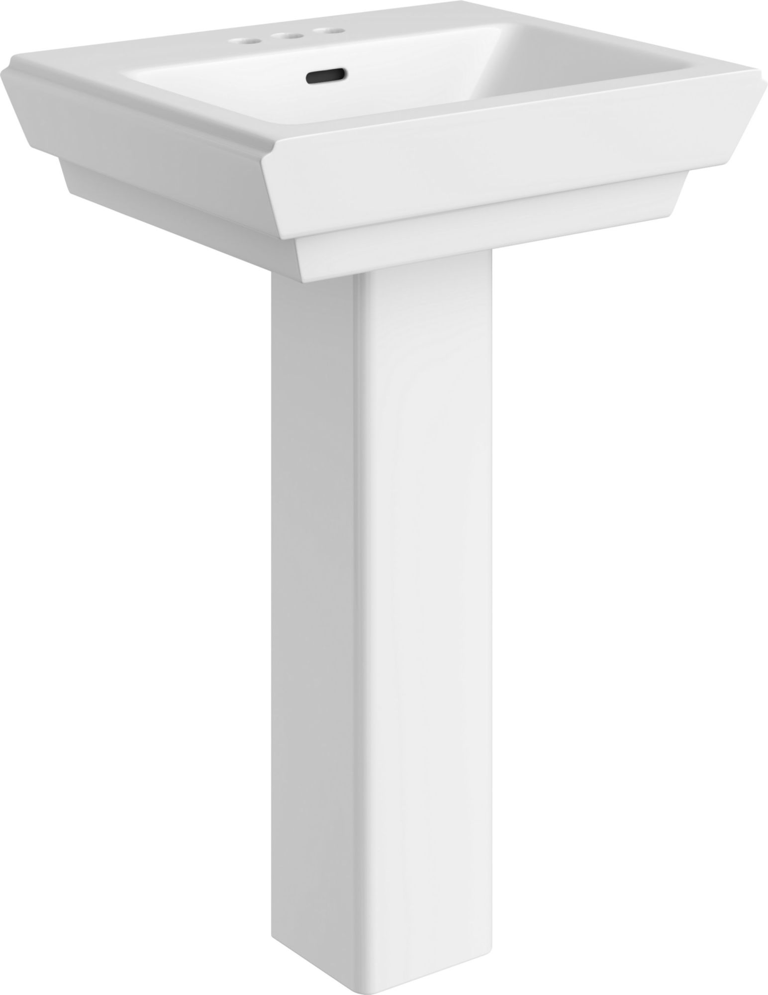 DeerValley Dynasty DV-1P522 26 3/4" White Vitreous China Rectangular ...