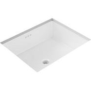 TOTO® Oval 15" x 12" Narrow Undermount Bathroom Sink, Cotton White ...