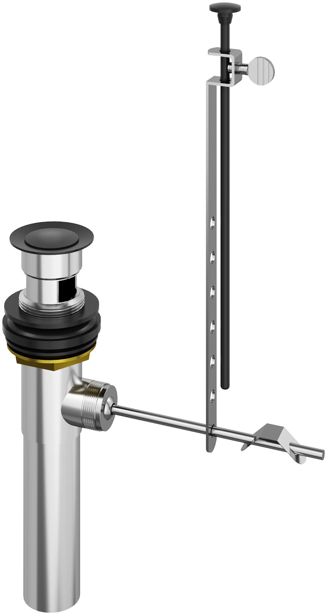 Proflo Pf301 1-1/2" Pop-Up Drain Assembly - Black - Walmart.com