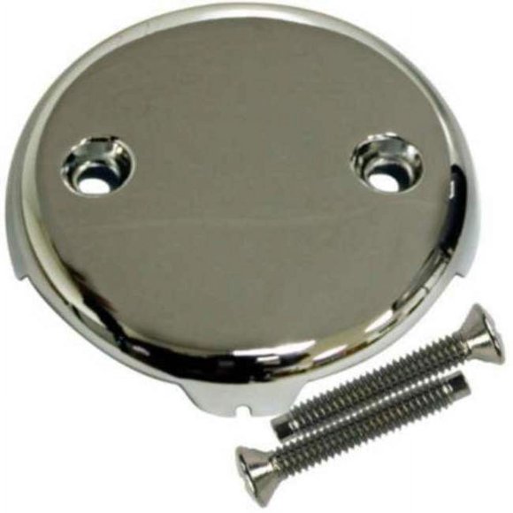 Chrome Tub Overflow Face Plate