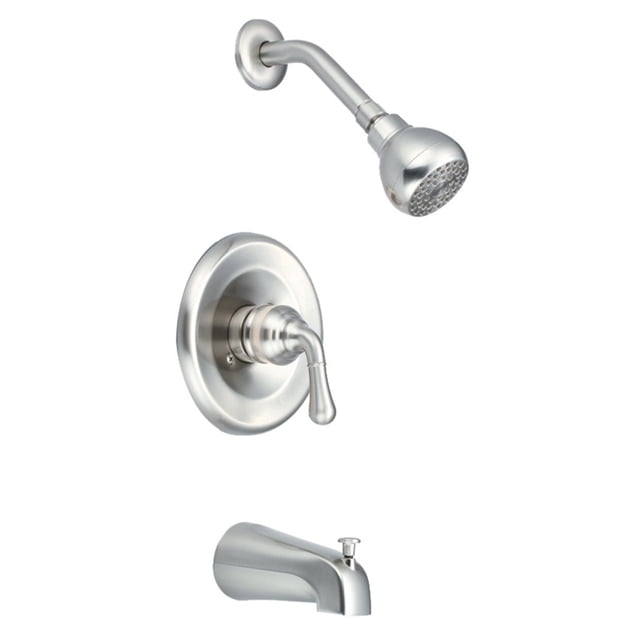 Proflo Pf5230g Tub And Shower Trim Package - Nickel - Walmart Business ...