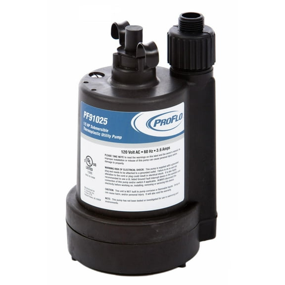 WAYNE Vip50 Utility 1/2 Hp Thermoplastic Portable Water Removal Pump ...
