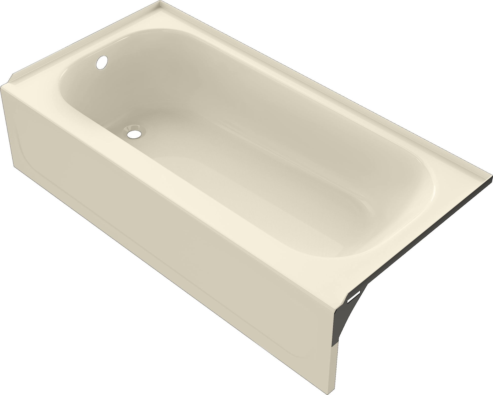 Proflo Pfb14cl Folsom 60" X 30" Three Wall Alcove Enameled Steel ...