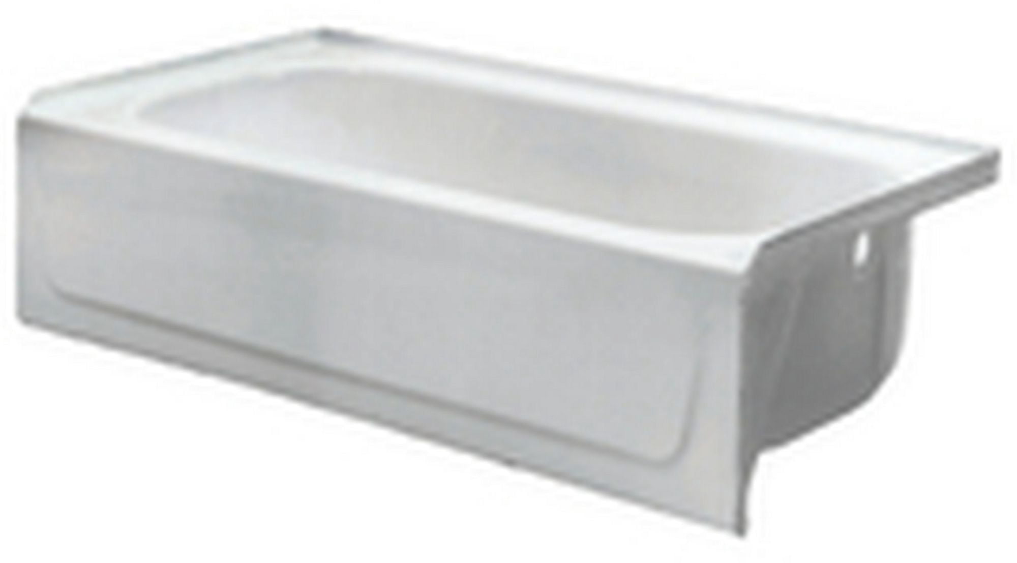 Proflo Pfb14rs2 Rampart 60" Three Wall Alcove Enameled Steel Soaking ...