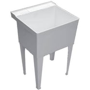 Mustee UtilaTub 20-Gallon Floor-Mount Laundry/Utility Tub, Sinks 33 X ...