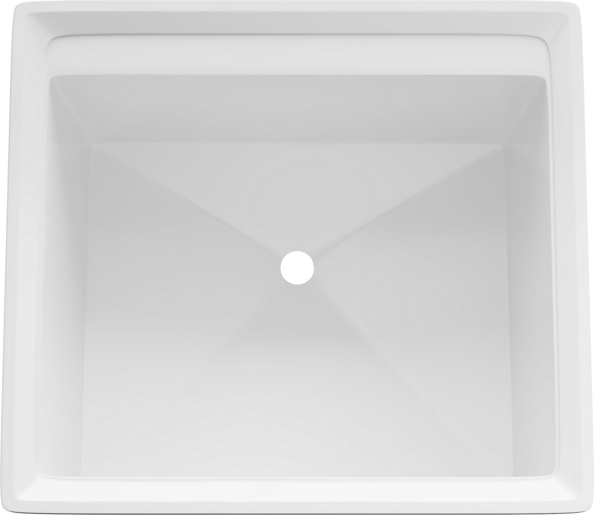 Proflo Pflt2522d 24-1/2" Single Basin Drop-In Laundry Sink - White ...