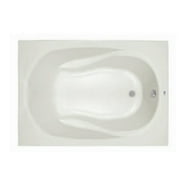 Fine Fixtures Soaking Bathtub, Tile-In White, Fiberglass Acrylic ...