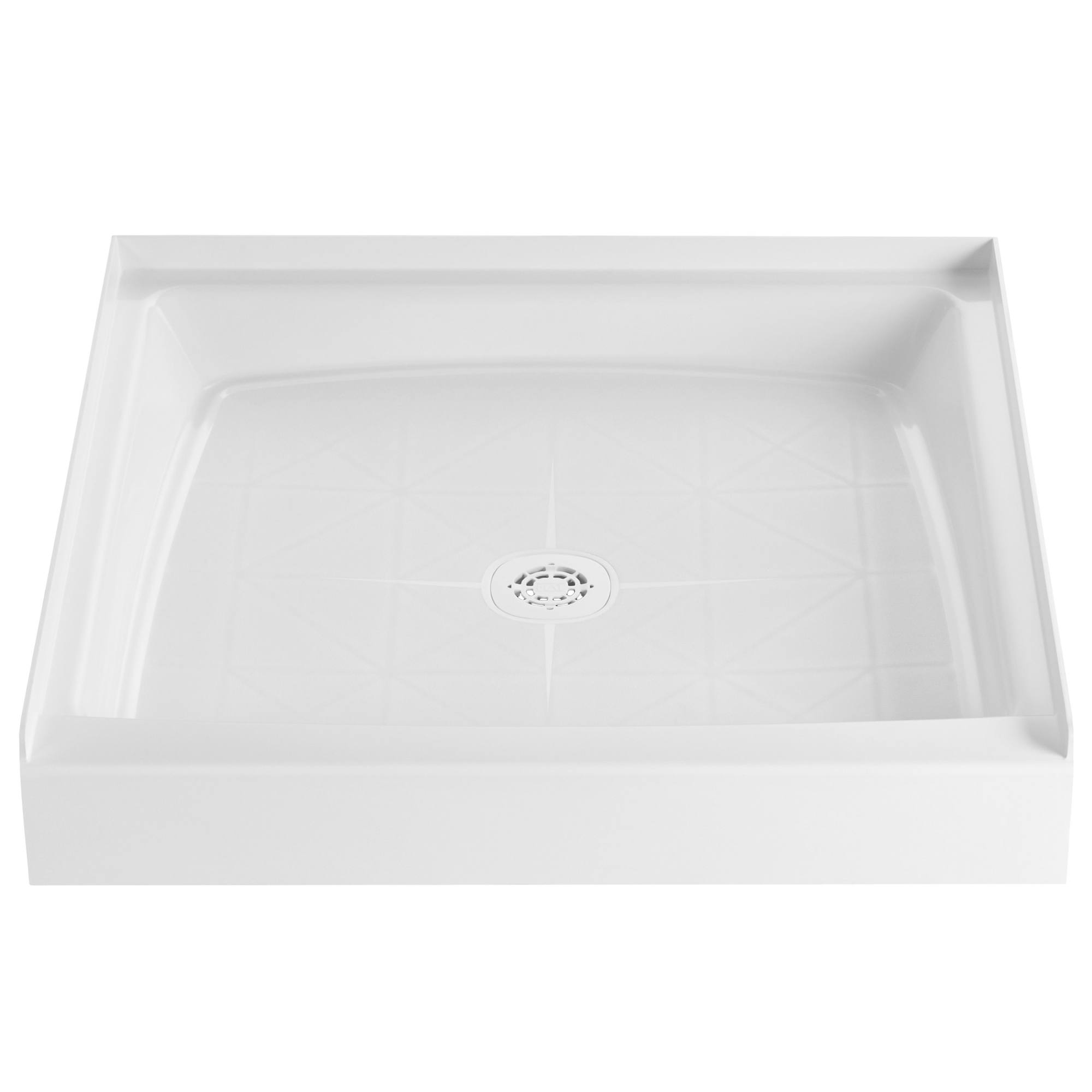 DURABASE FIBERGLASS SQUARE SHOWER FLOOR, WHITE, 36 X 36 IN. - Walmart.com