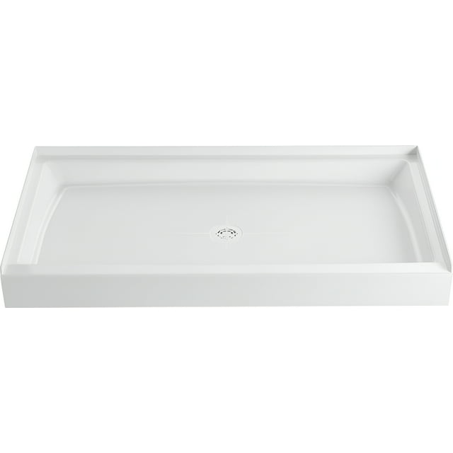"Proflo PFSB6034 Morenci 60"" x 34"" Acrylic Rectangular Shower Base ...