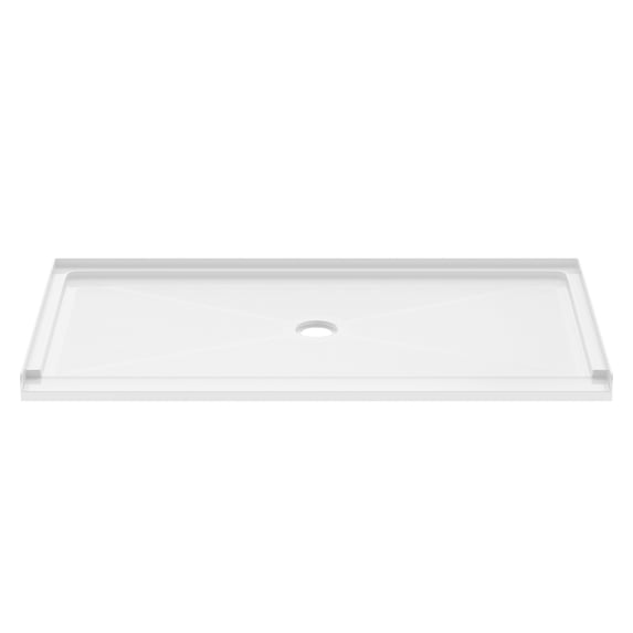 PROFLO Hammond 64 X 36" Rectangle Shower Base, Walls Tile Ready, White ...