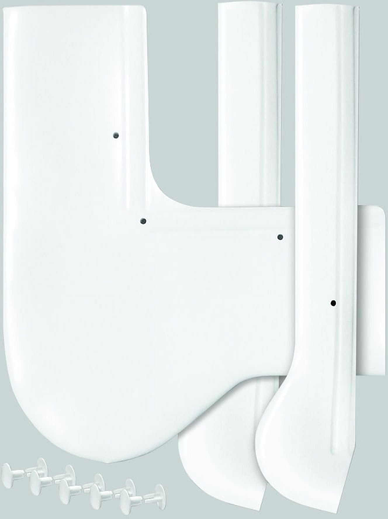 Proflo Pfscpt2s P-Trap & Set Of Soft Supply Covers - White - Walmart.com