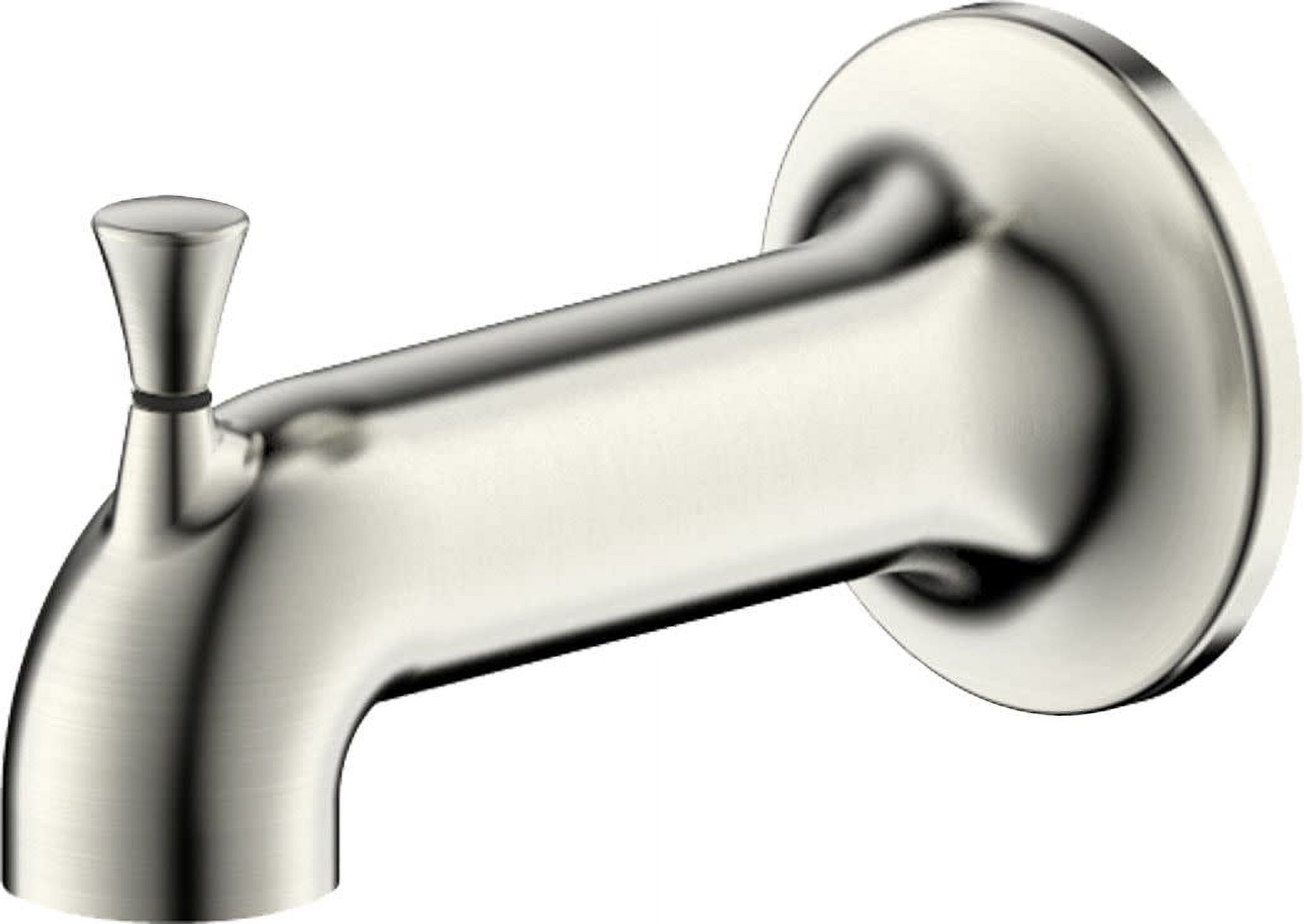 Proflo Pfts34 4-3/4" Integrated Diverter Tub Spout - Nickel - Walmart.com