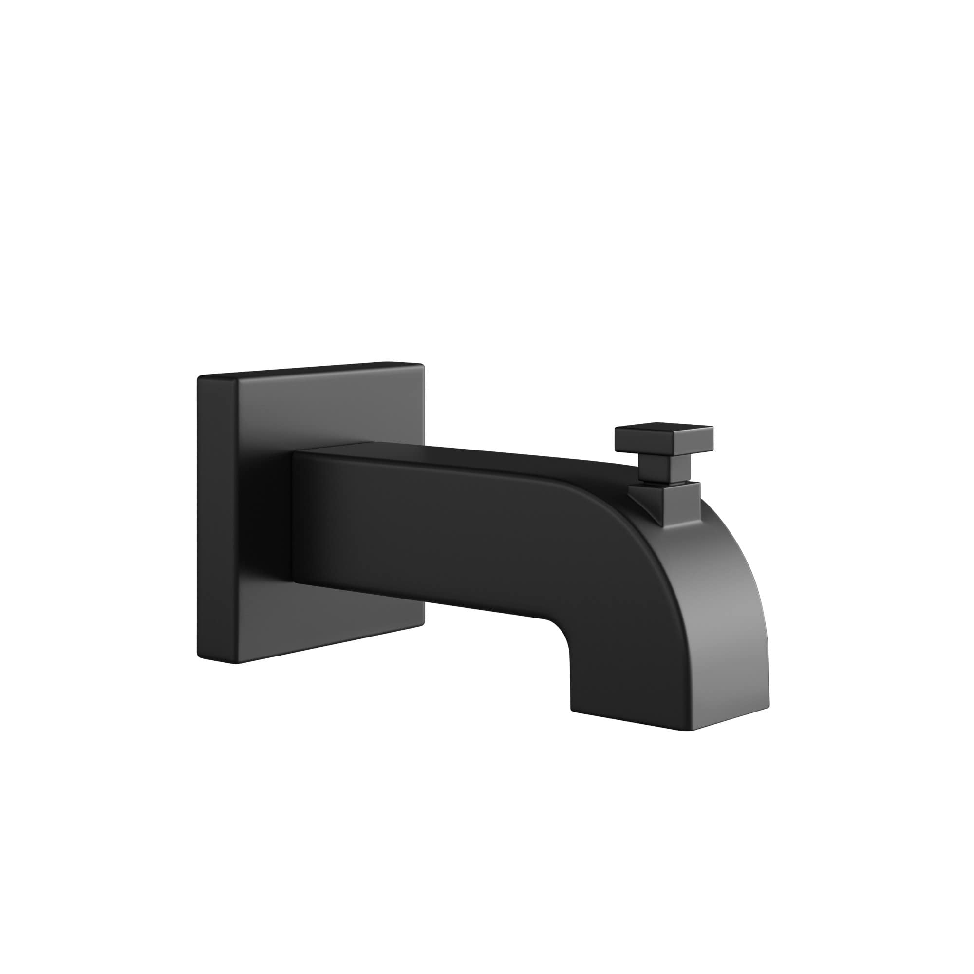 Proflo Pfts38 Kelper 5-9/16" Integrated Diverter Tub Spout - Black ...