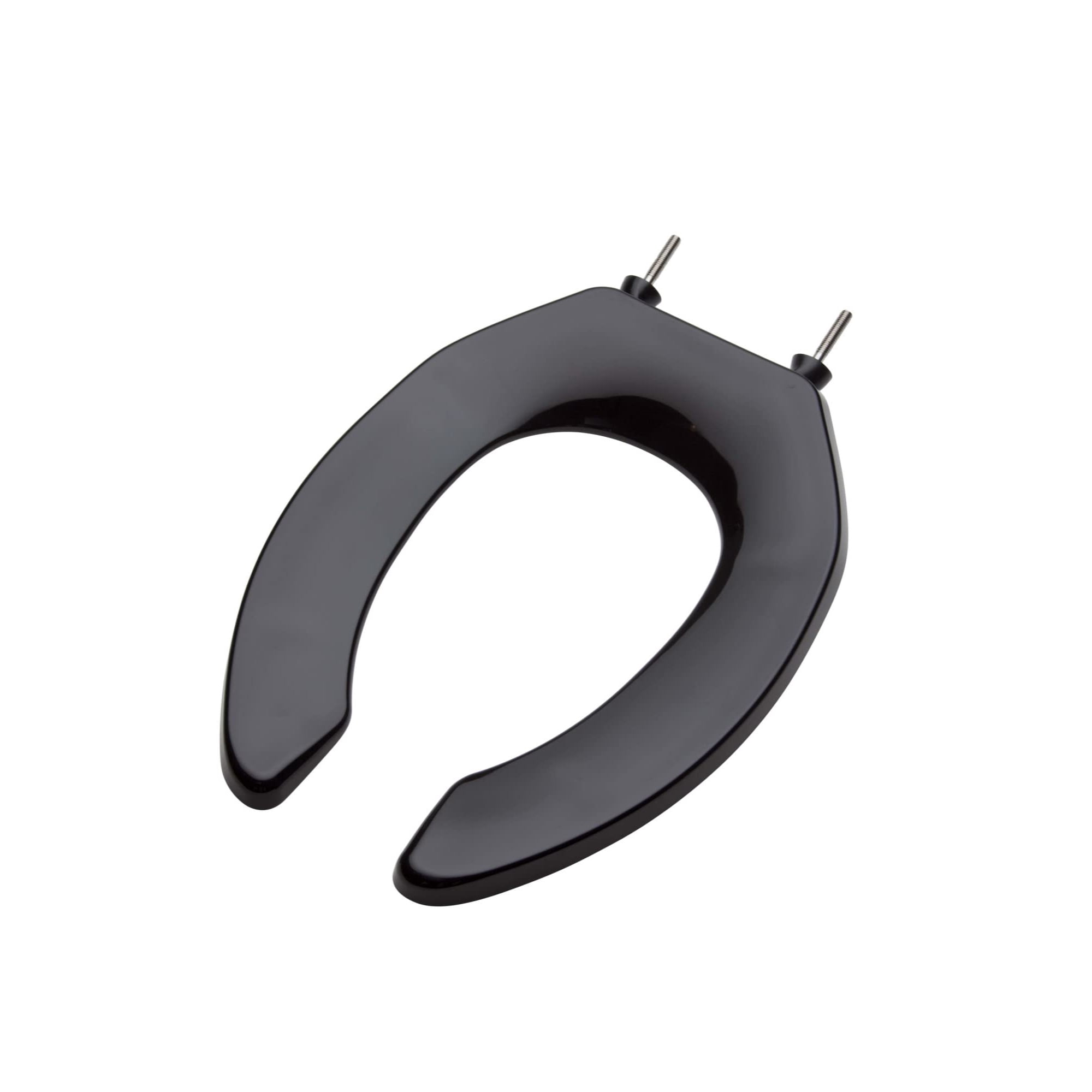 Proflo Pftscof2000 Elongated Open-Front Toilet Seat - Black - Walmart.com