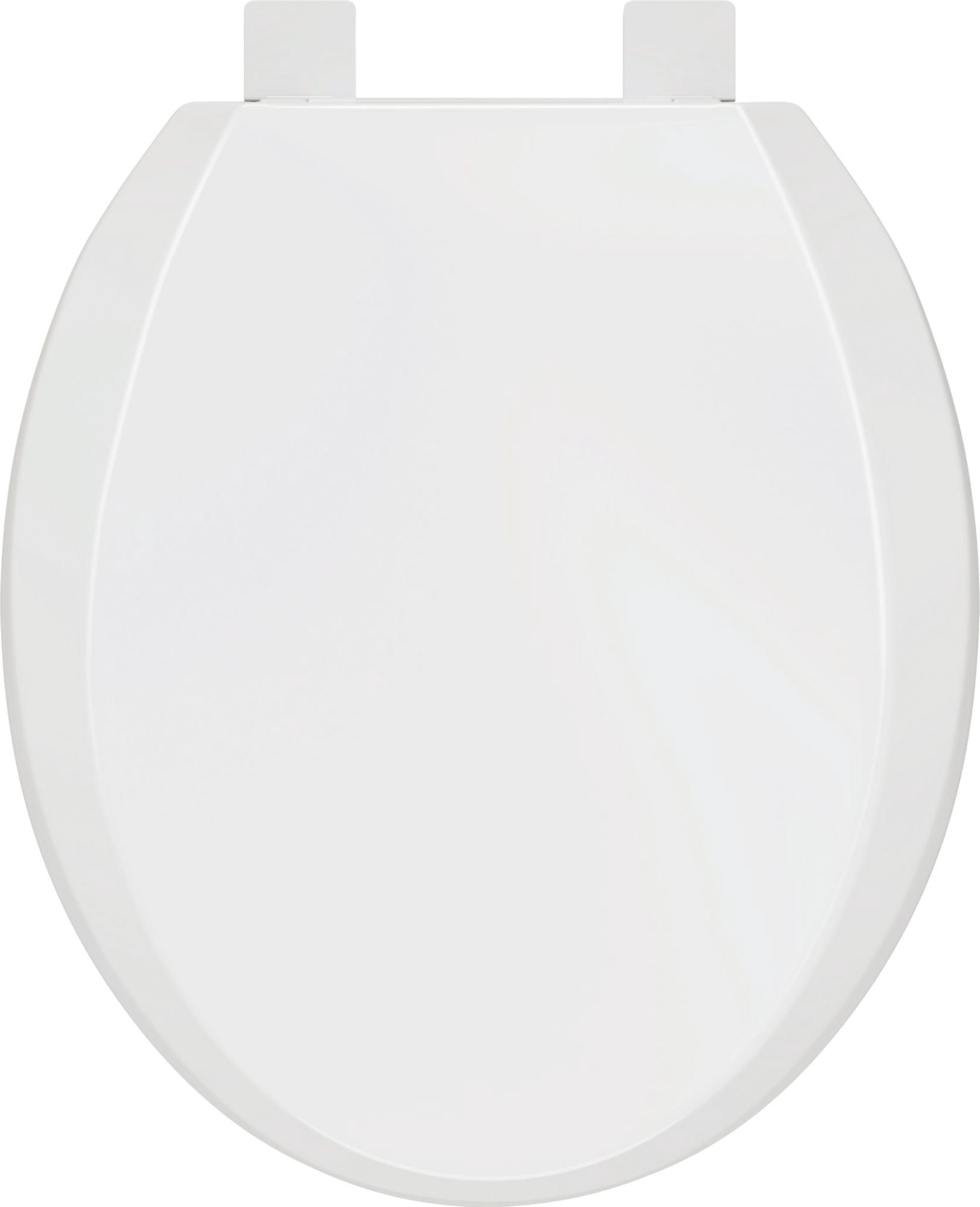 Round Closed Front Toilet Seat with Cover in White - Walmart.com
