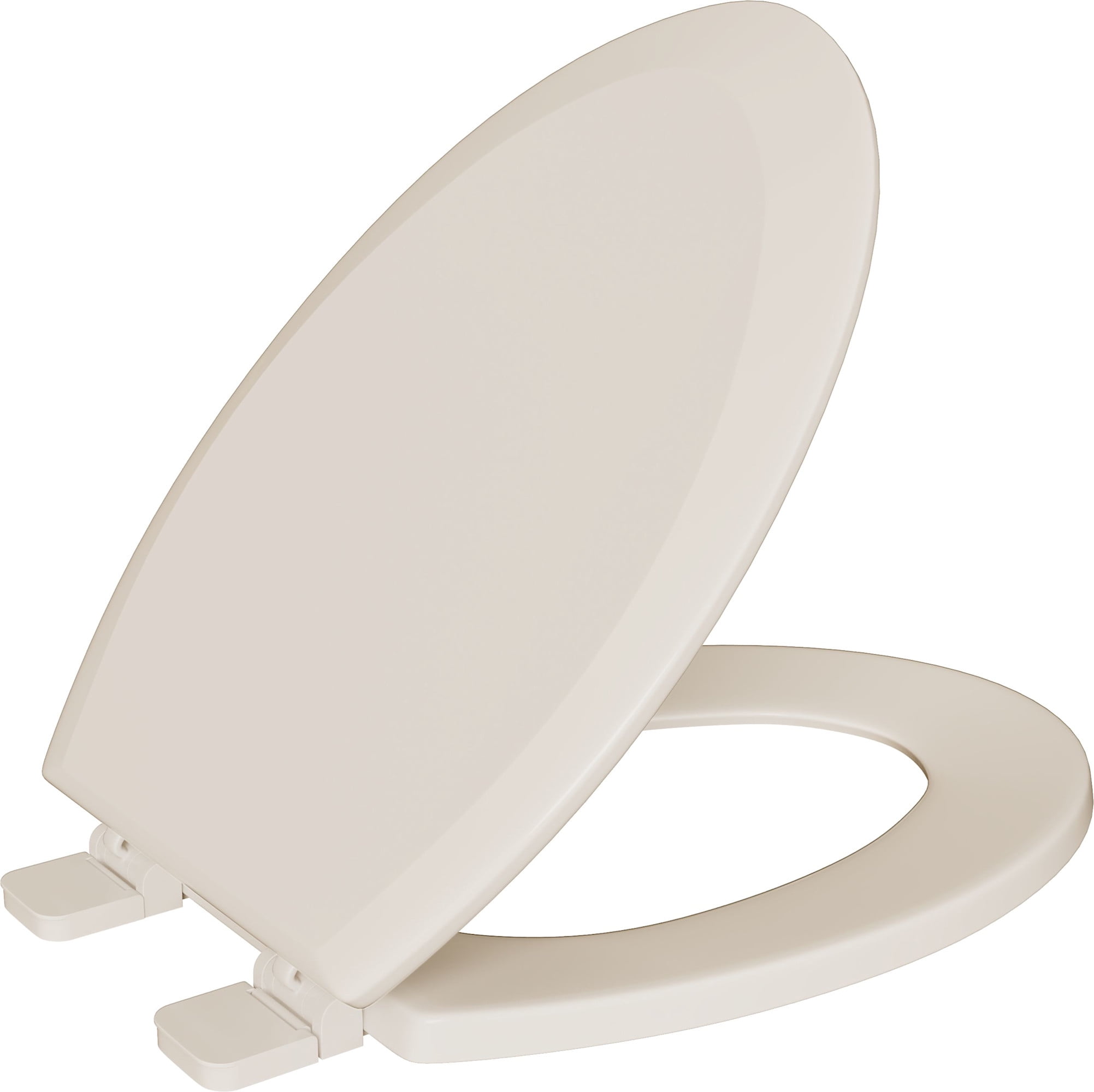 Elongated Closed Front Toilet Seat with Cover in Biscuit - Walmart.com