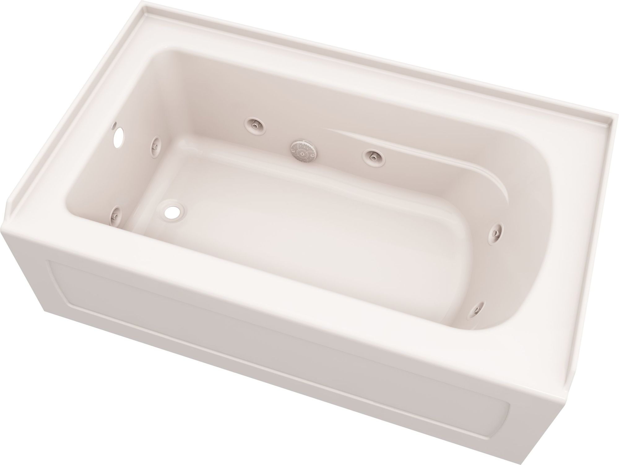 Proflo Pfw6036alskn Hillsboro 60" Three Wall Alcove Acrylic Whirlpool ...