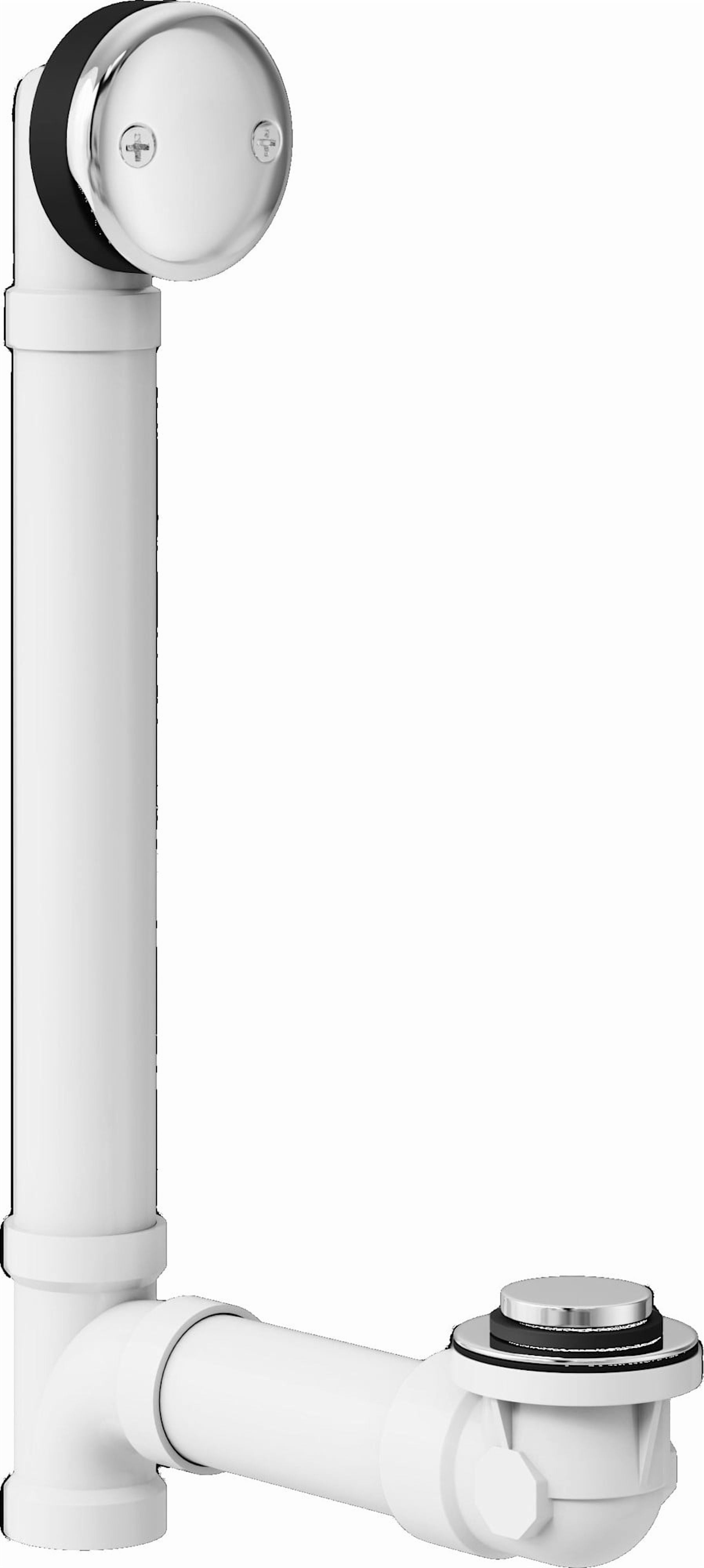 Proflo PFWO300 1-1/2" Pvc Tub Drain Trim / Fitting - Chrome - Walmart.com