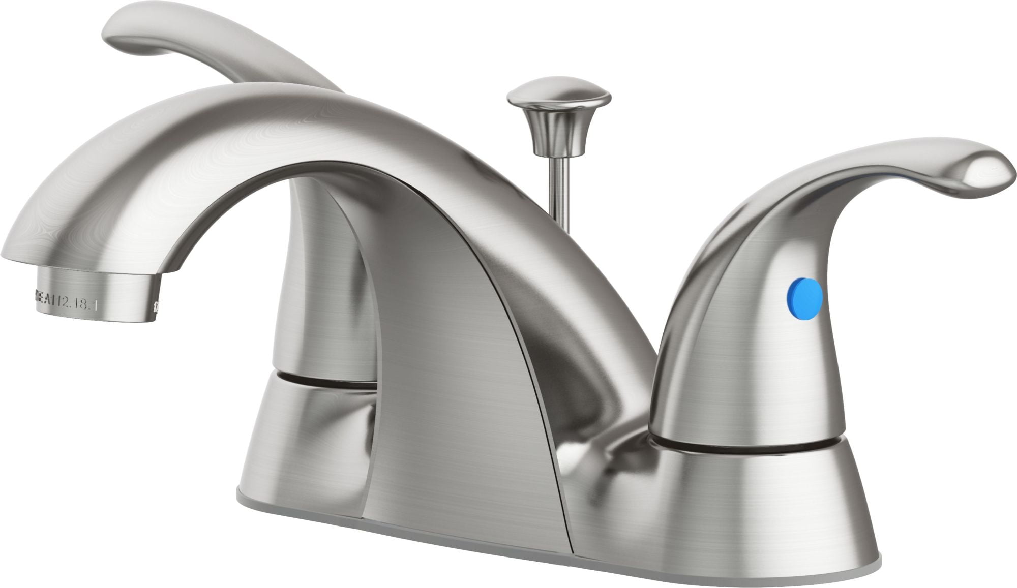 Proflo Pfwscm2m311 Colliston 1.2 GPM Centerset Bathroom Faucet - Nickel ...