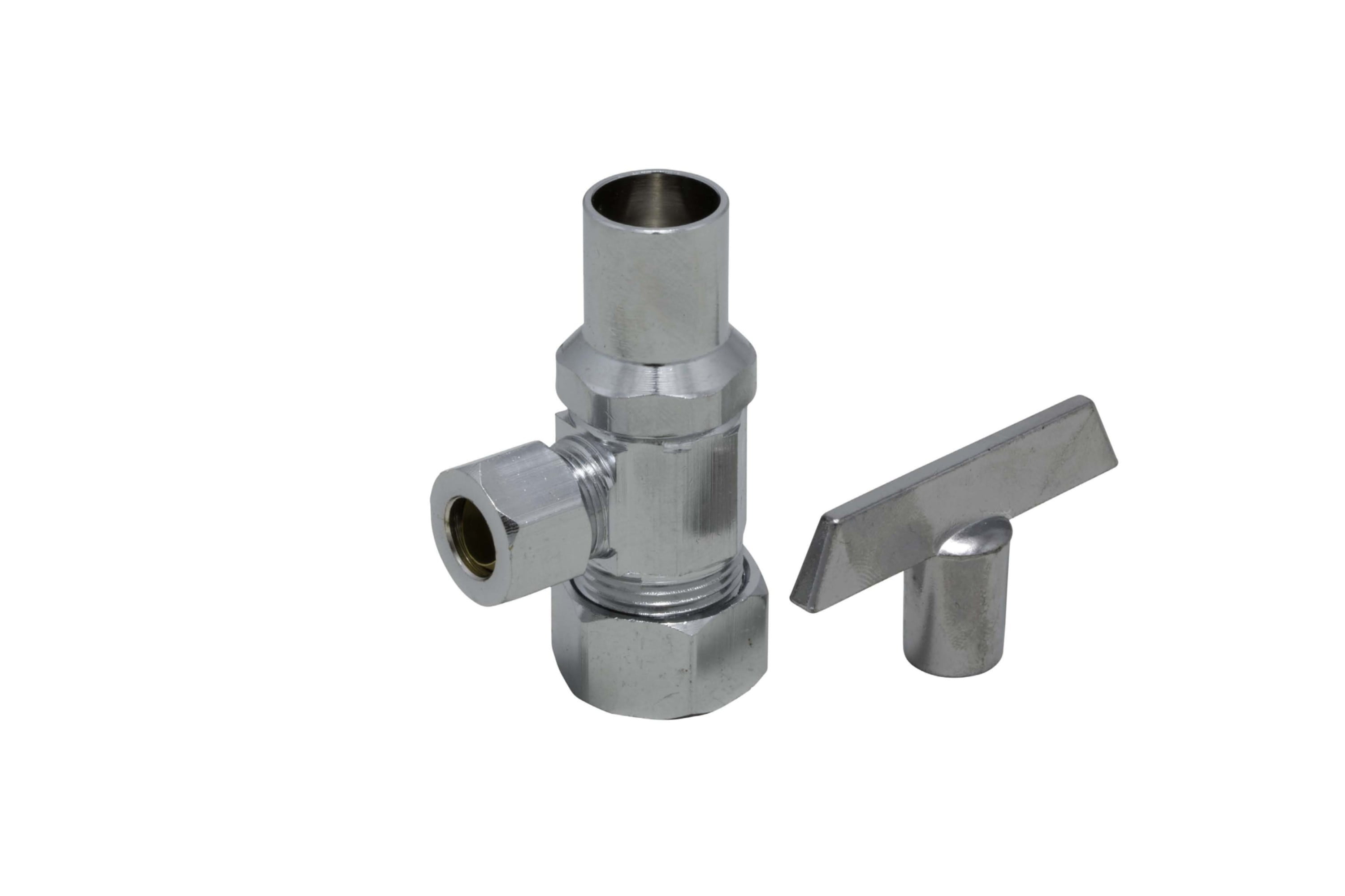 Proflo Pfxac32clk 5/8" X 3/8" Angle Supply Stop - Chrome - Walmart ...